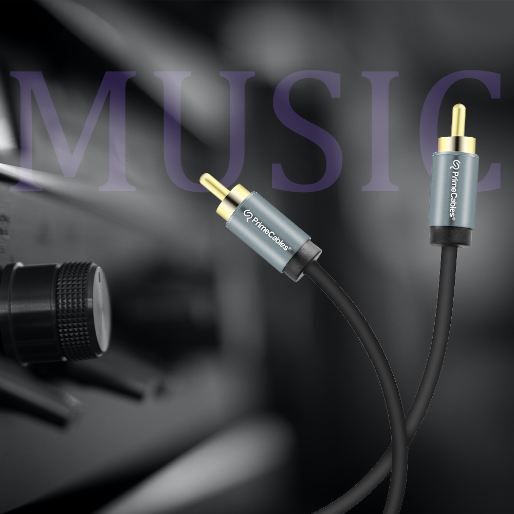 Summit Series 3FT RCA Male to Male Stereo Audio Cable Gold-Plated ...