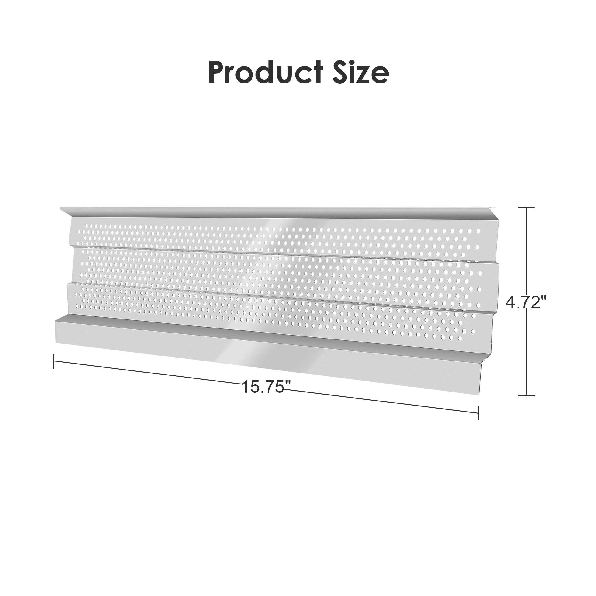 15.7'' Leaves Gutter Guard Cover System to Keep the Gutter Flowing ...