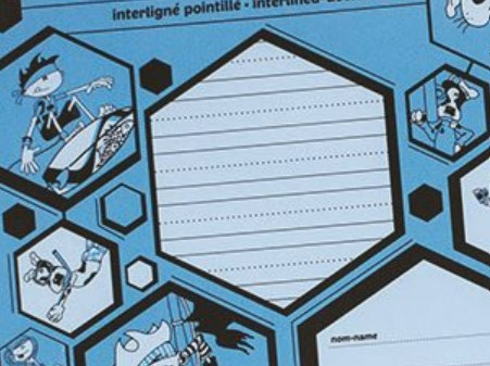 Louis Garneau® Interlined and Dotted Lines Writing Book, 32 Pages，7 x 9 ...