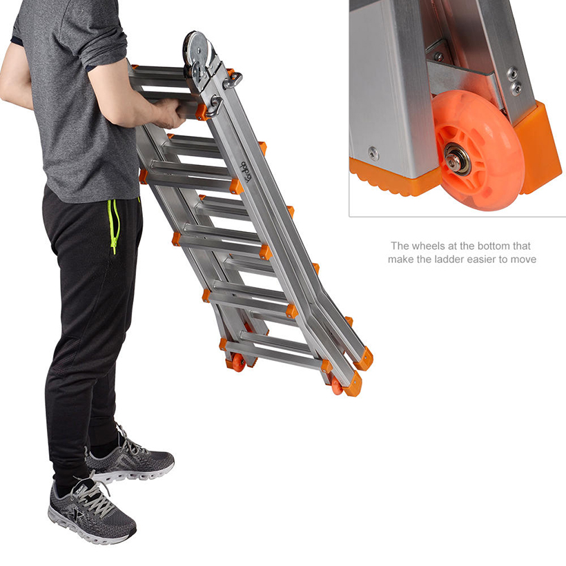 17-Foot Velocity Multi-Use Ladder, 300-Pound Duty Rating - Yardlab