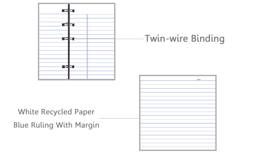 Blueline® NotePro™ ordinateur portable 9,25 x 7,25 pouces 192 pages