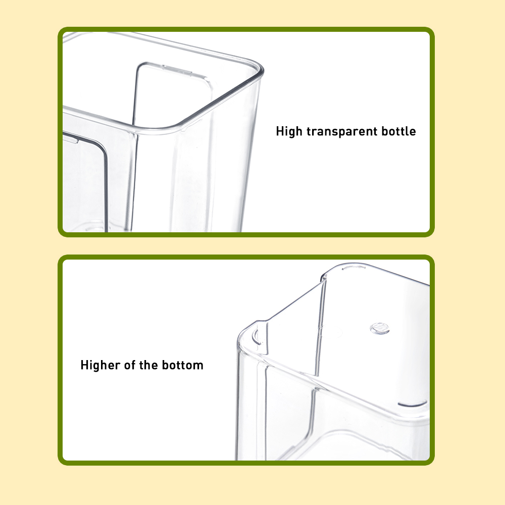 Clear Airtight Plastic Food Storage Container - STORA