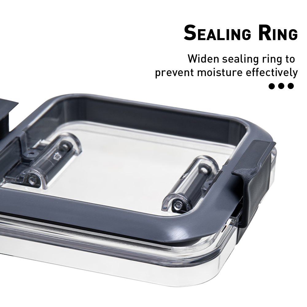 Clear Airtight Plastic Food Storage Container - STORA