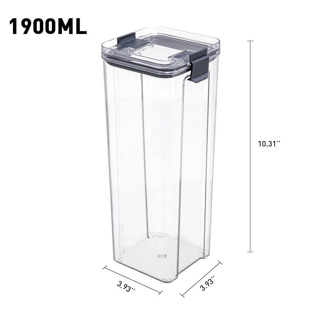 Récipient de conservation des aliments en plastique transparent et ...