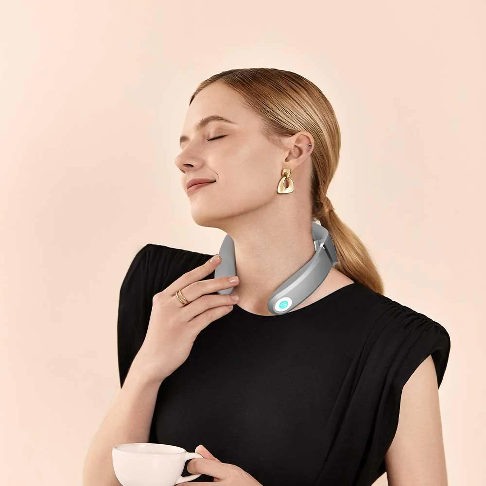 SKG G7 PRO-MAX with Heat, 9D Portable Deep Tissue Neck Massager