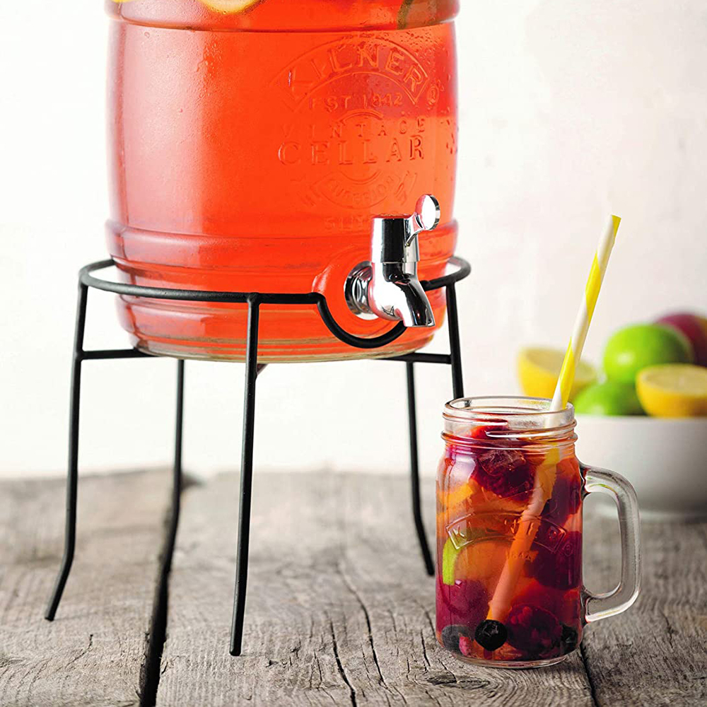 Support distributeur de boissons, fil noir - KILNER