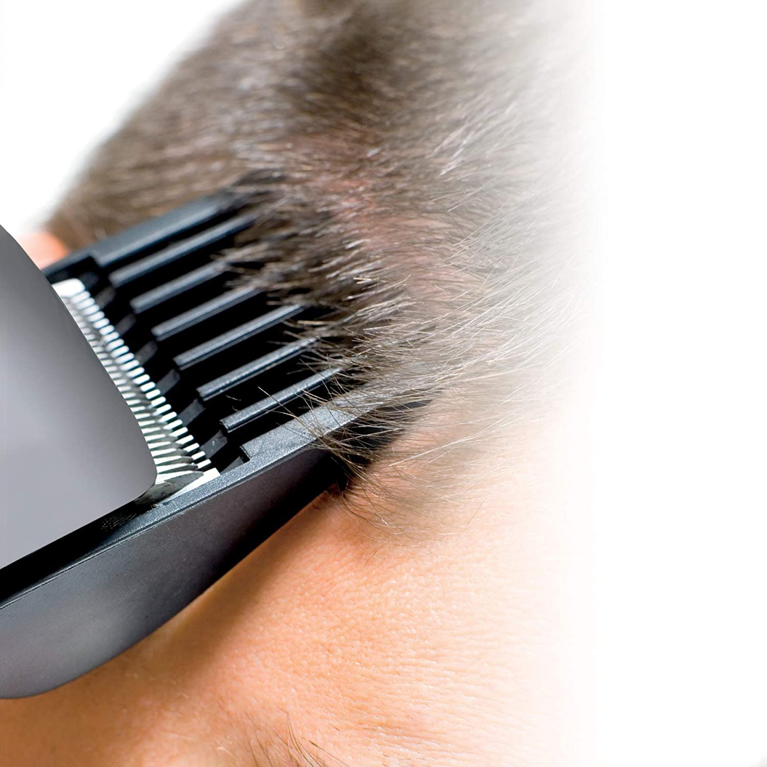 Hair Clipper - 10 Pieces Kit with Long Lasting Self-Sharpening ...