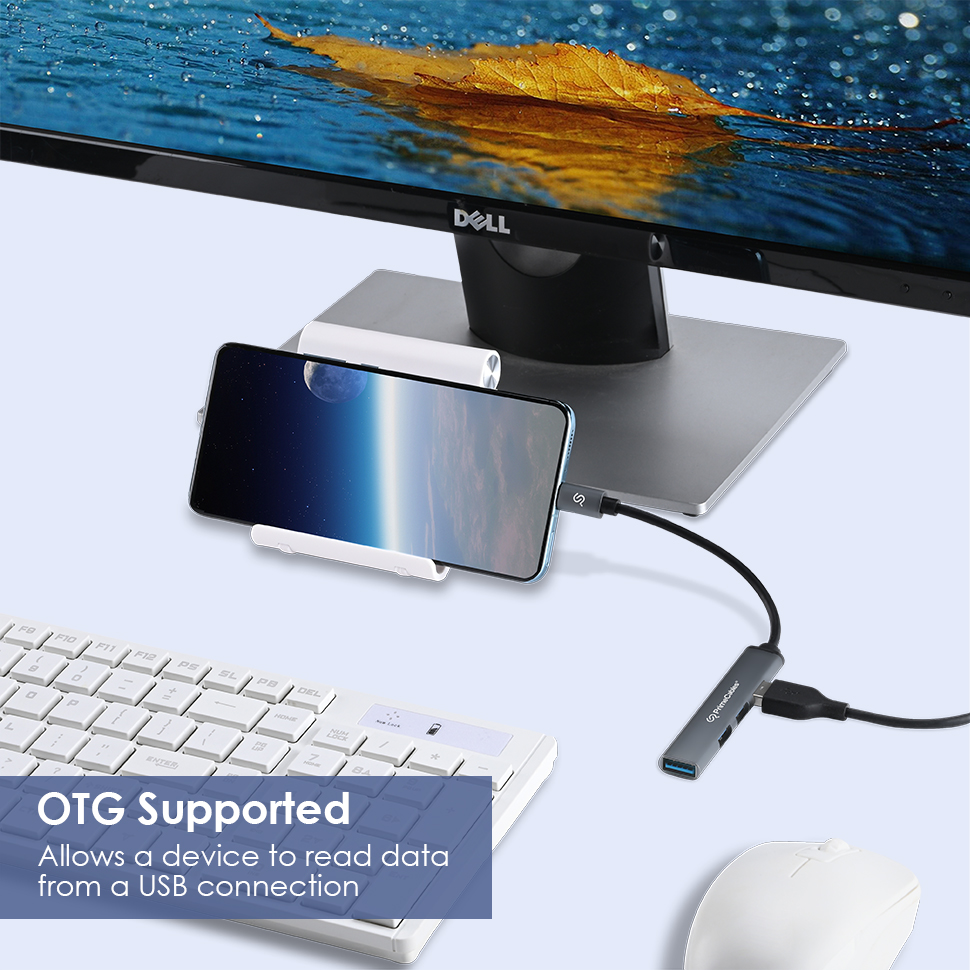 USB C to USB Hub Aluminum Type-C to 1 USB 3.0 + 3 USB 2.0 Hub Adapter ...