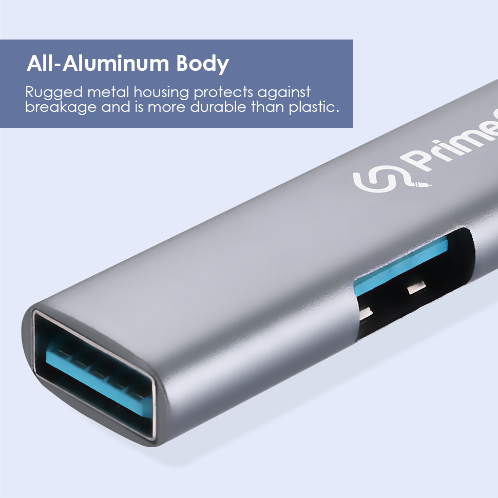 USB C to USB Hub Aluminum Type-C to 1 USB 3.0 + 3 USB 2.0 Hub Adapter ...