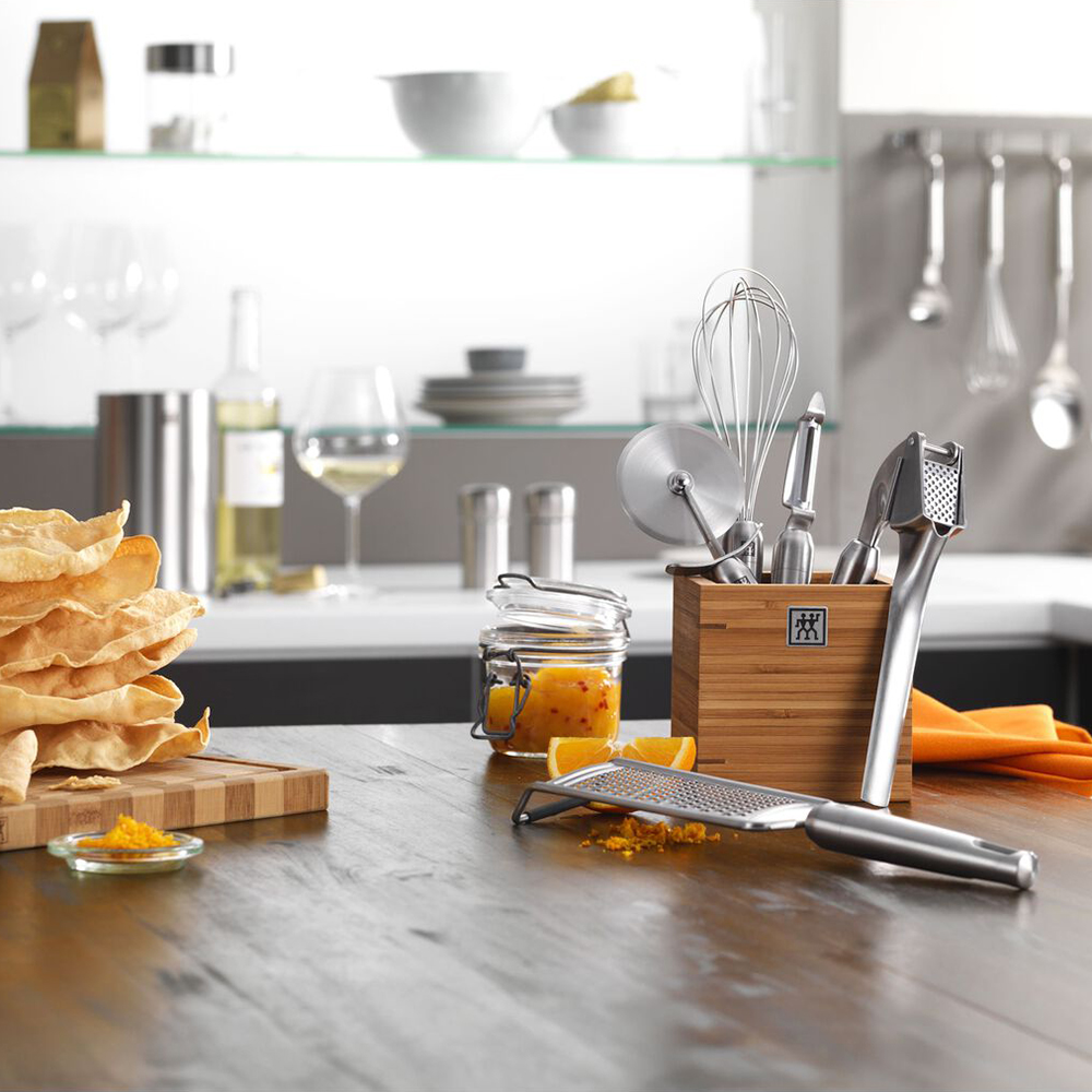 Pro Series 18/10 Stainless Steel Garlic Press with Ergonomically ...