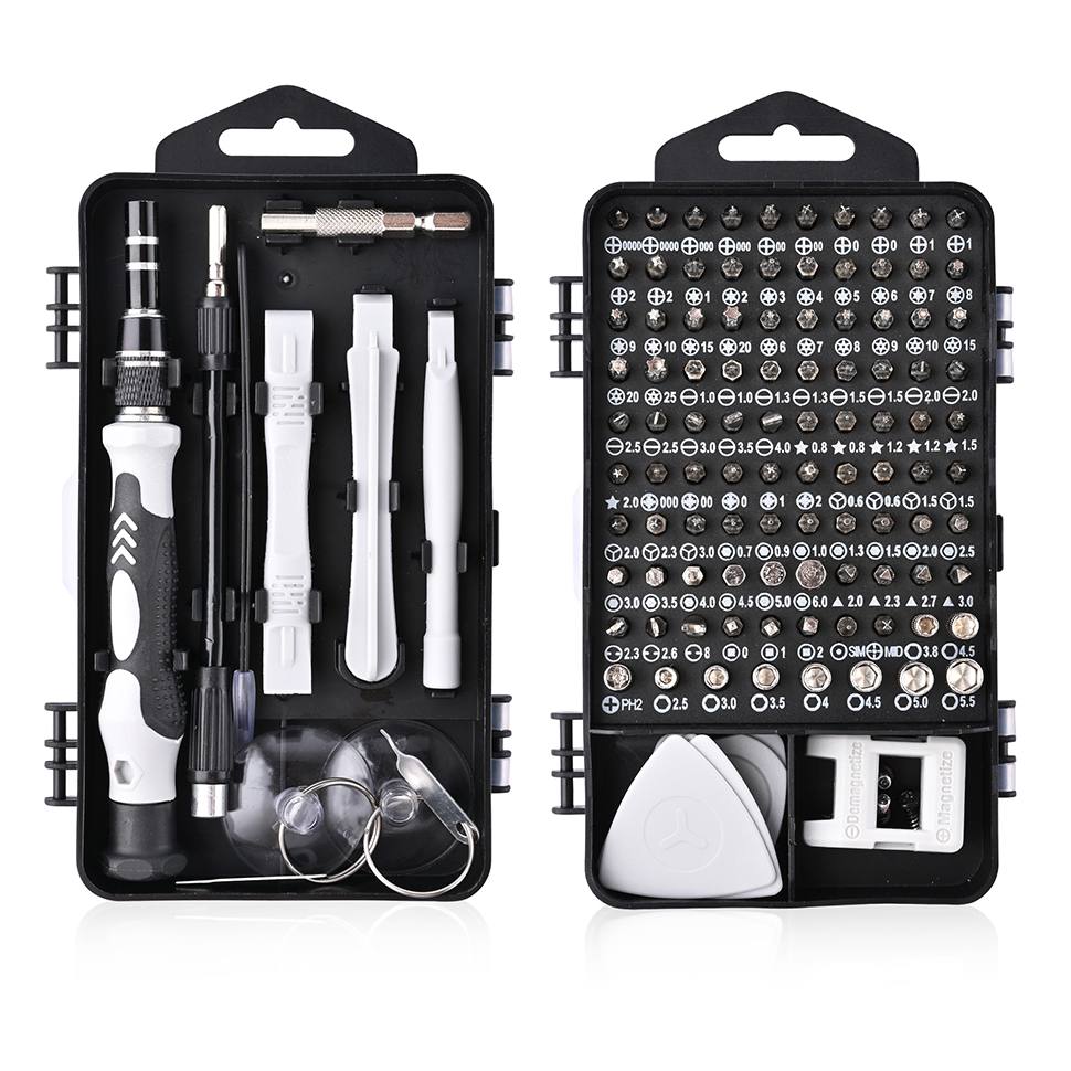 120 in 1 Precision Screwdriver Set, Magnetic Repair Tool Kit for ...