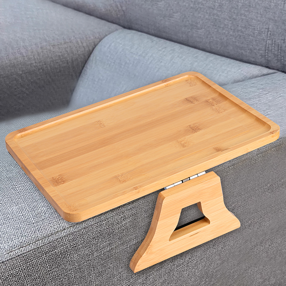 Bamboo Sofa Armrest Tray – PrimeCables