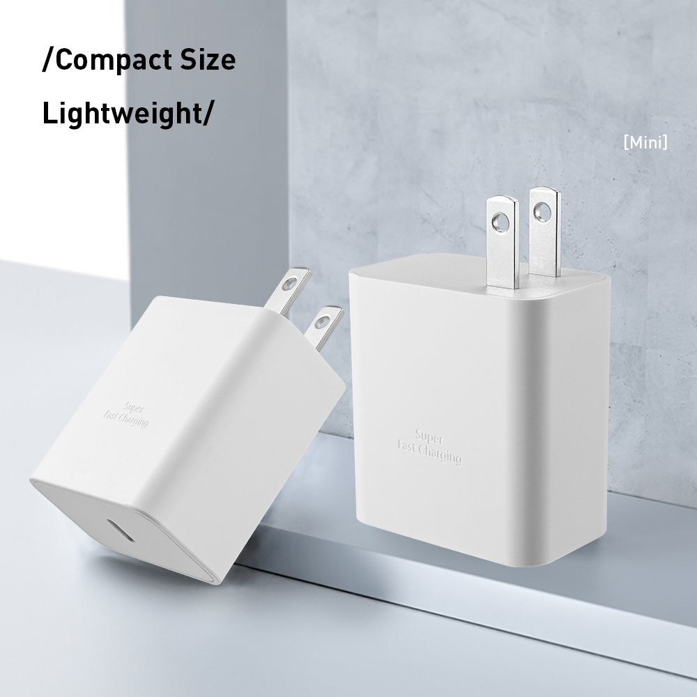 Mini Charger Adapter GaN Technology 45W USB-C PD Fast Charging Wall ...