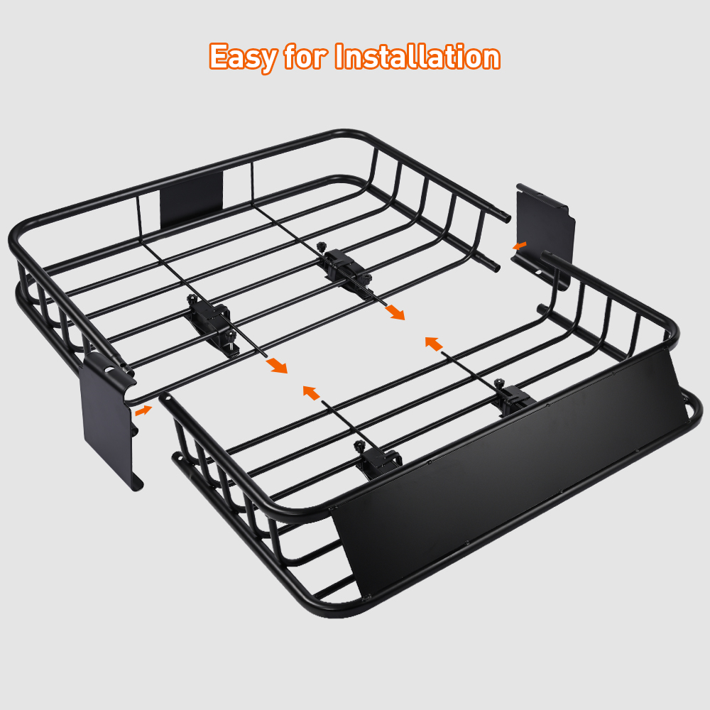 Powder Coating Steel Roof Car Cargo Rack Top Luggage Holder Basket ...