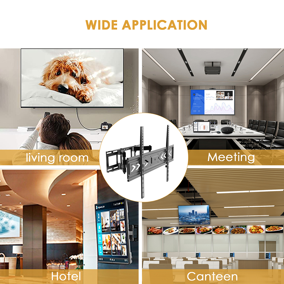 37-70" Full Motion Articulating TV Wall Mount