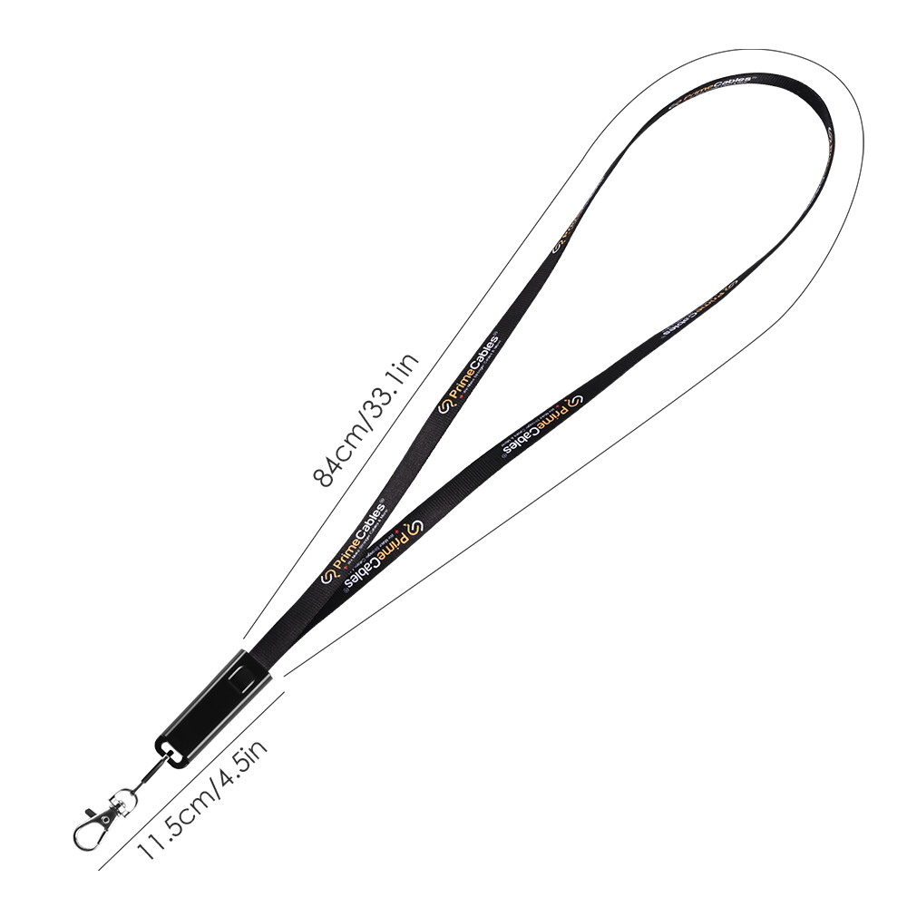 4 in 1 Nylon Lanyard USB Charging Cable (Type-C+USB-A to Type-C ...