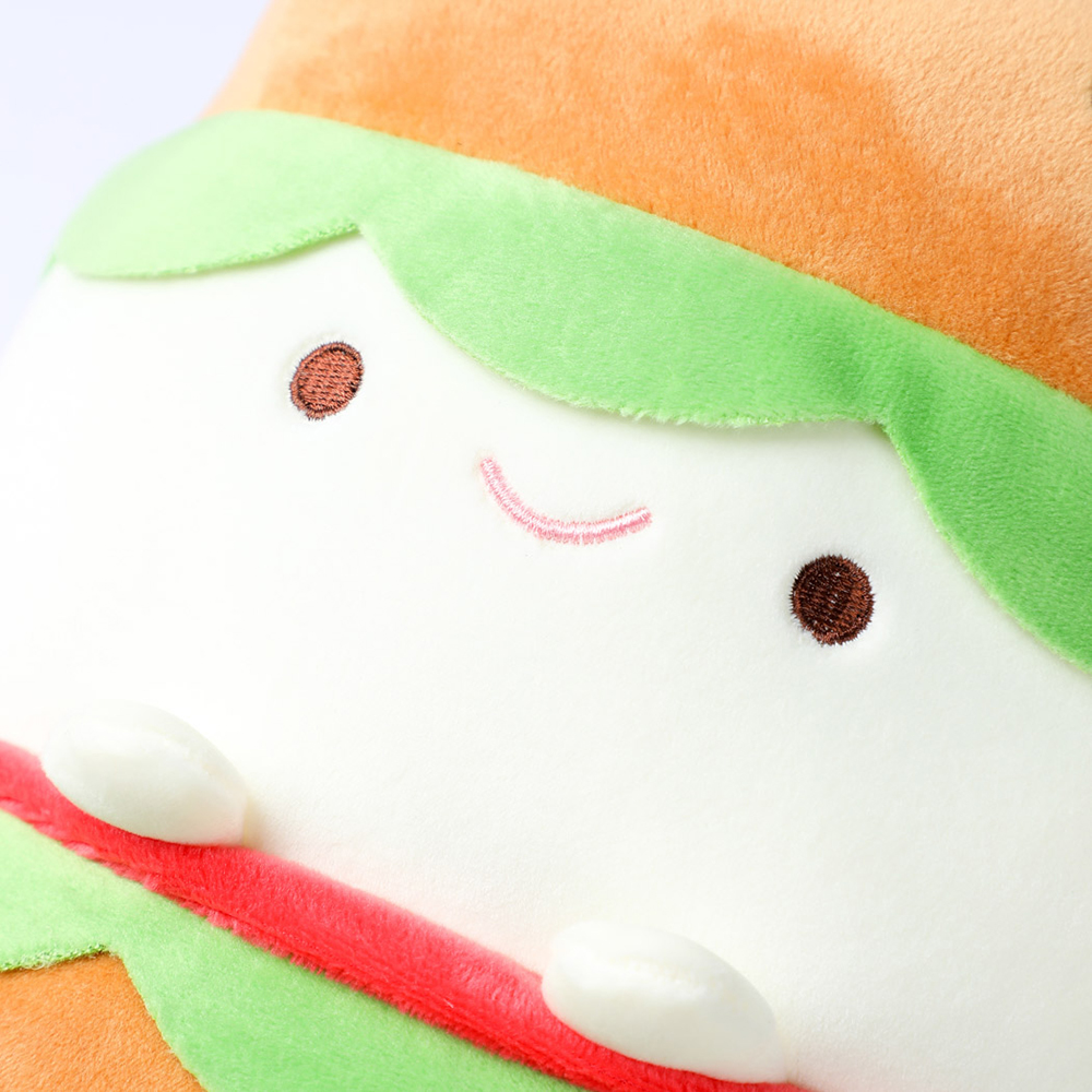 Food Series Hamburger Stuffed Plush Toy, Soft Huggable Sleeping Bedding ...
