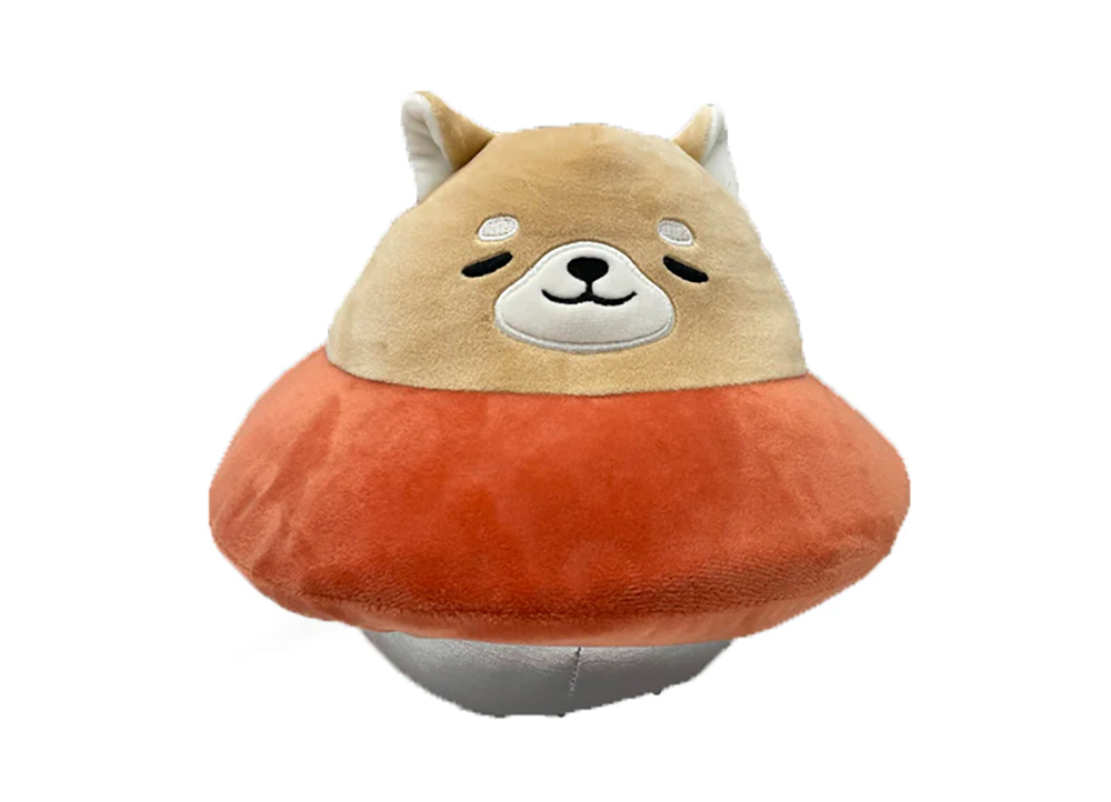 Space Series 7.9in UFO Shiba Inu Plush Toy - MINISO