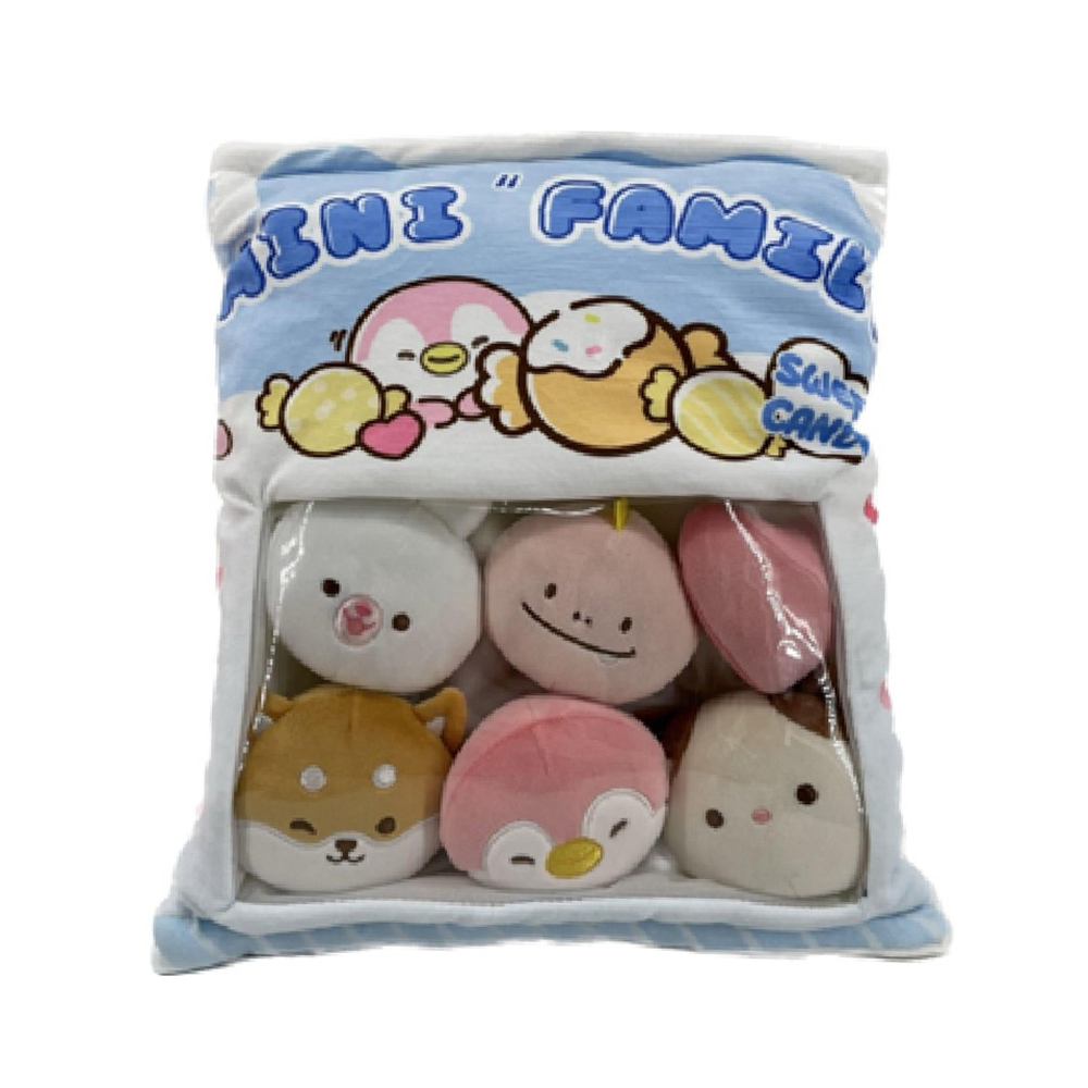 Mini Family Series Plush Toy Combo Set, 14*10.6in - MINISO
