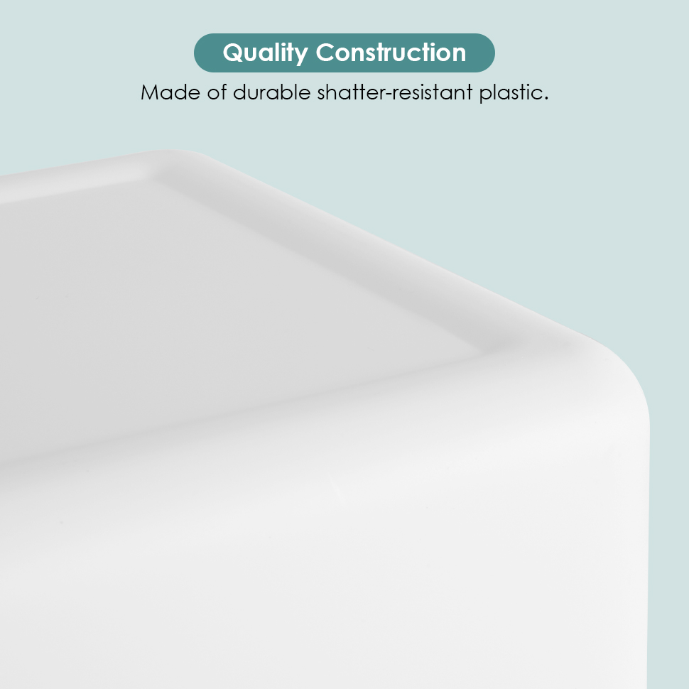 7.6L Plastic Storage Bins with Lid - 4 Packs - STORA™