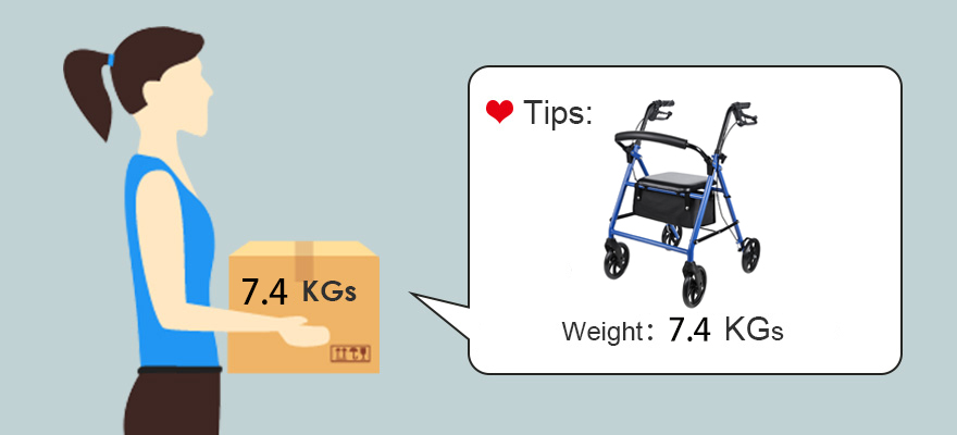 Rollator Walker with Seat & Storage - Mobility and Comfort