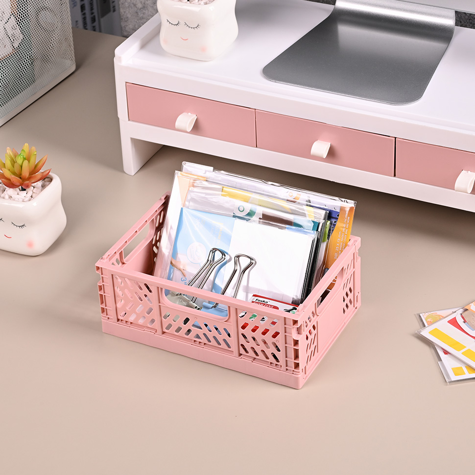 Plastic basket organizer store