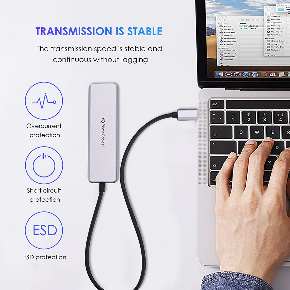 USB-C Hub 10Gbps 2 x USB-A+2 x USB-C USB3.2 Gen2, Fast Data ...
