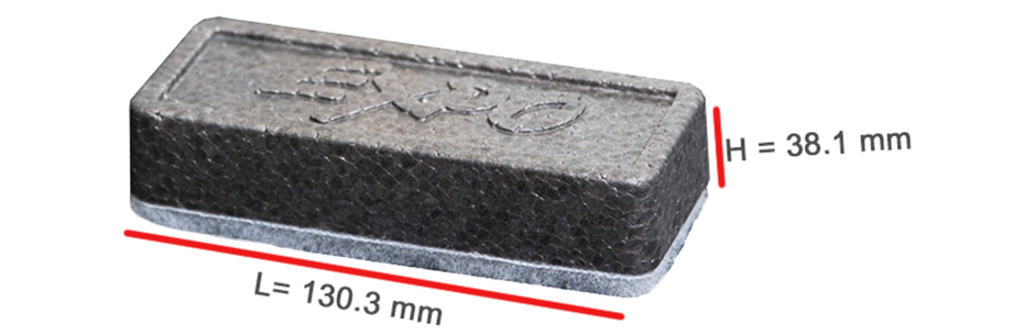 Expo® Whiteboard Dry Erase Board Eraser Soft Pile - 5 ⅛" x 1 ½" 109553