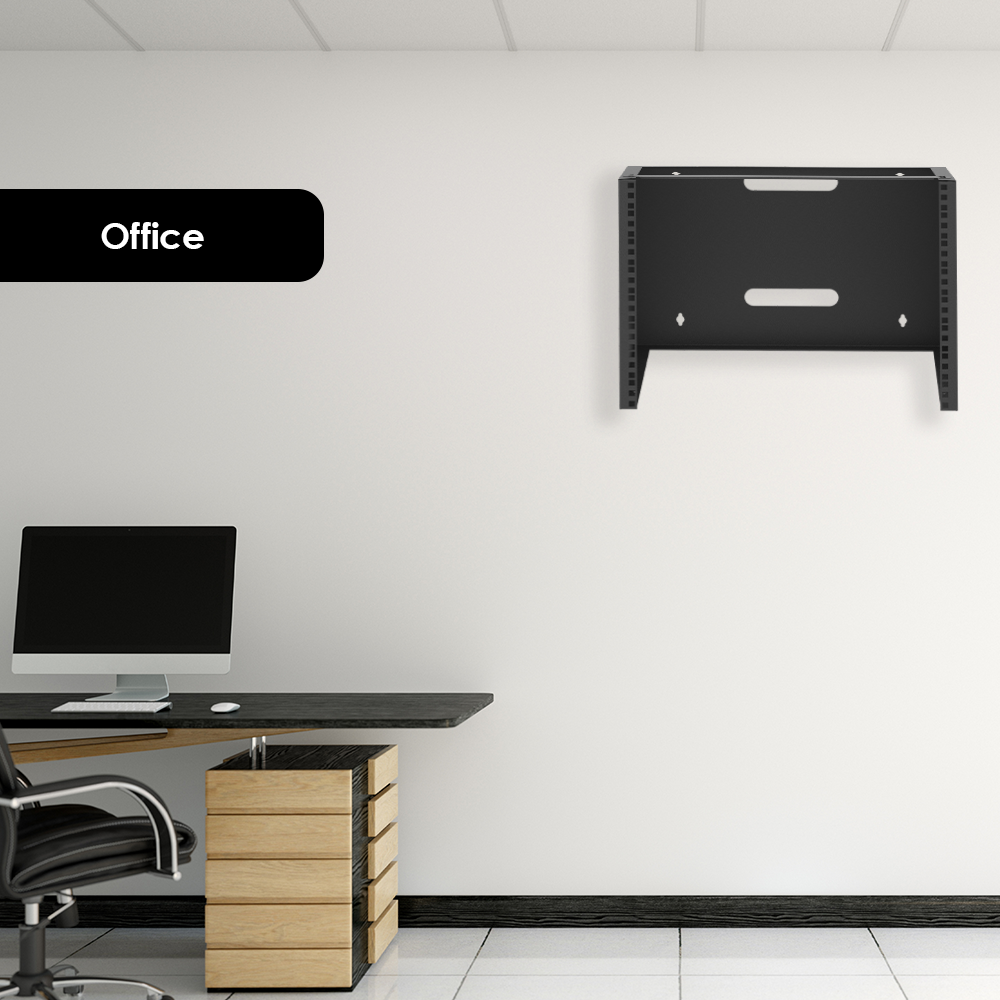 Heavy Duty Wall Mount Open Rack Cabinet for 19" Network Equipment ...