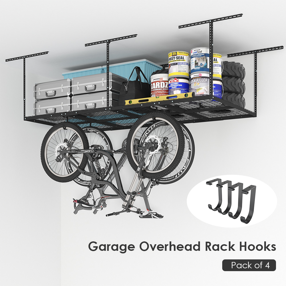 Garage Overhead Rack Hooks Storage Hooks Accessory for Ceiling Rack ...
