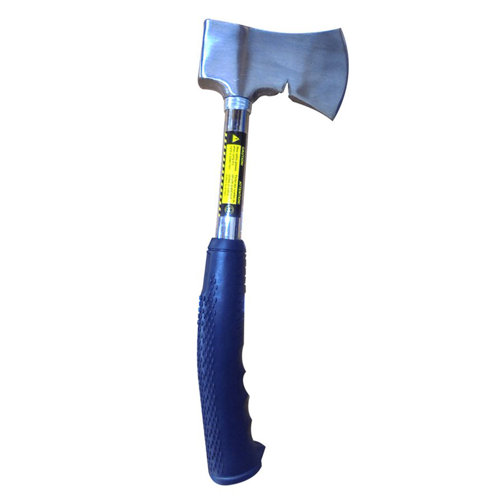 Camping Axe with Tubular Steel Handle & Rubber Grip, 20 oz - ProYard