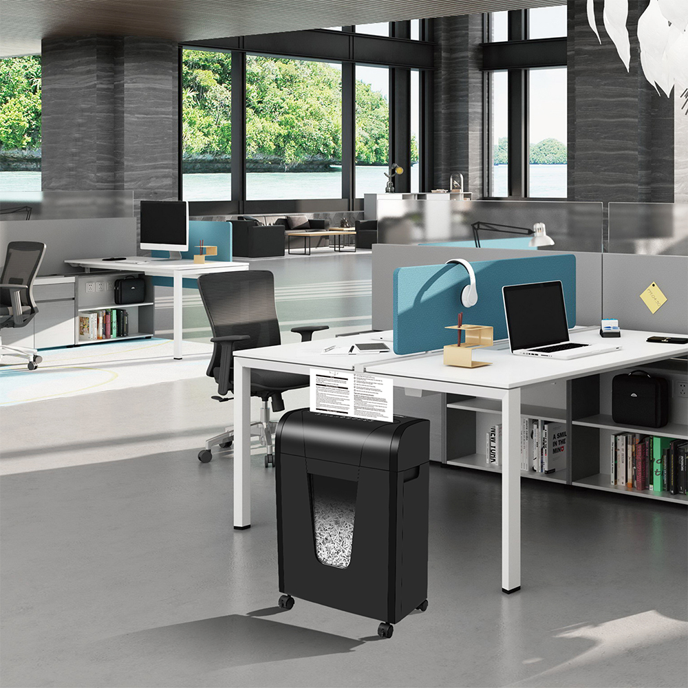 High Security P-5 Cross Cut Shredder - 10-Sheet