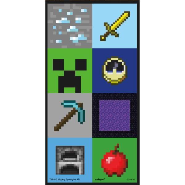 Minecraft Square 7" Dessert Plates, 8ct