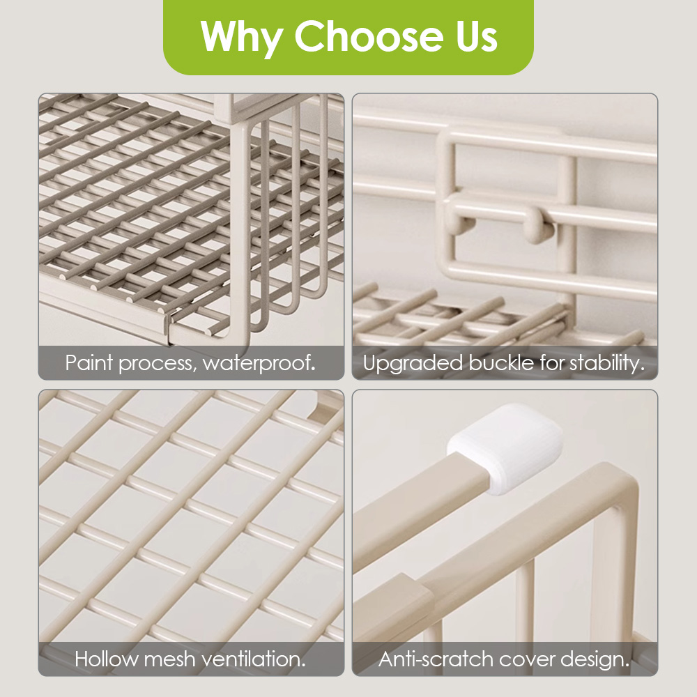 Under Shelf Hanging Basket Extendable Adjustable Metal Under Shelf ...