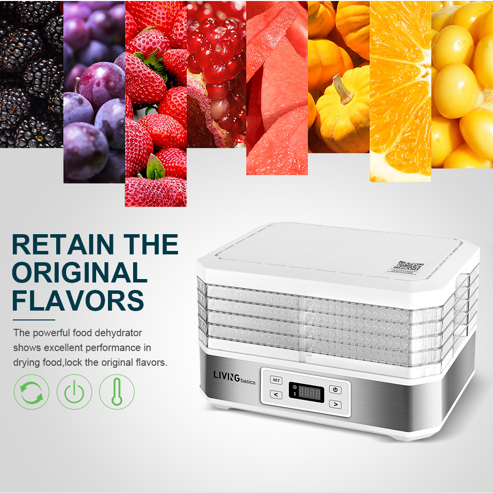 Electric Dryer Dehydrators Machine with 48hrs Timer & Temperature ...