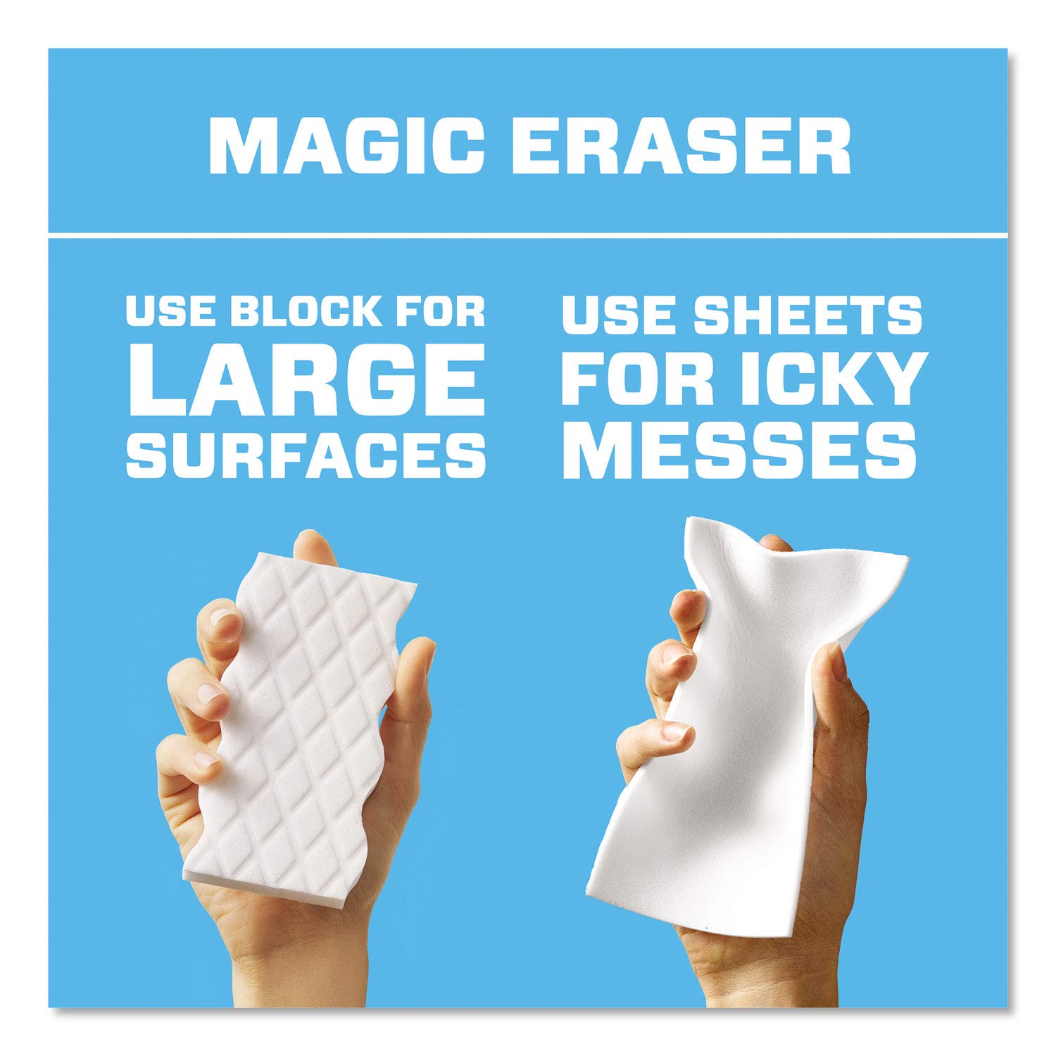 Magic Eraser Cleaning Sheets, Flexible, Disposable Cleaning Sheet - Mr ...