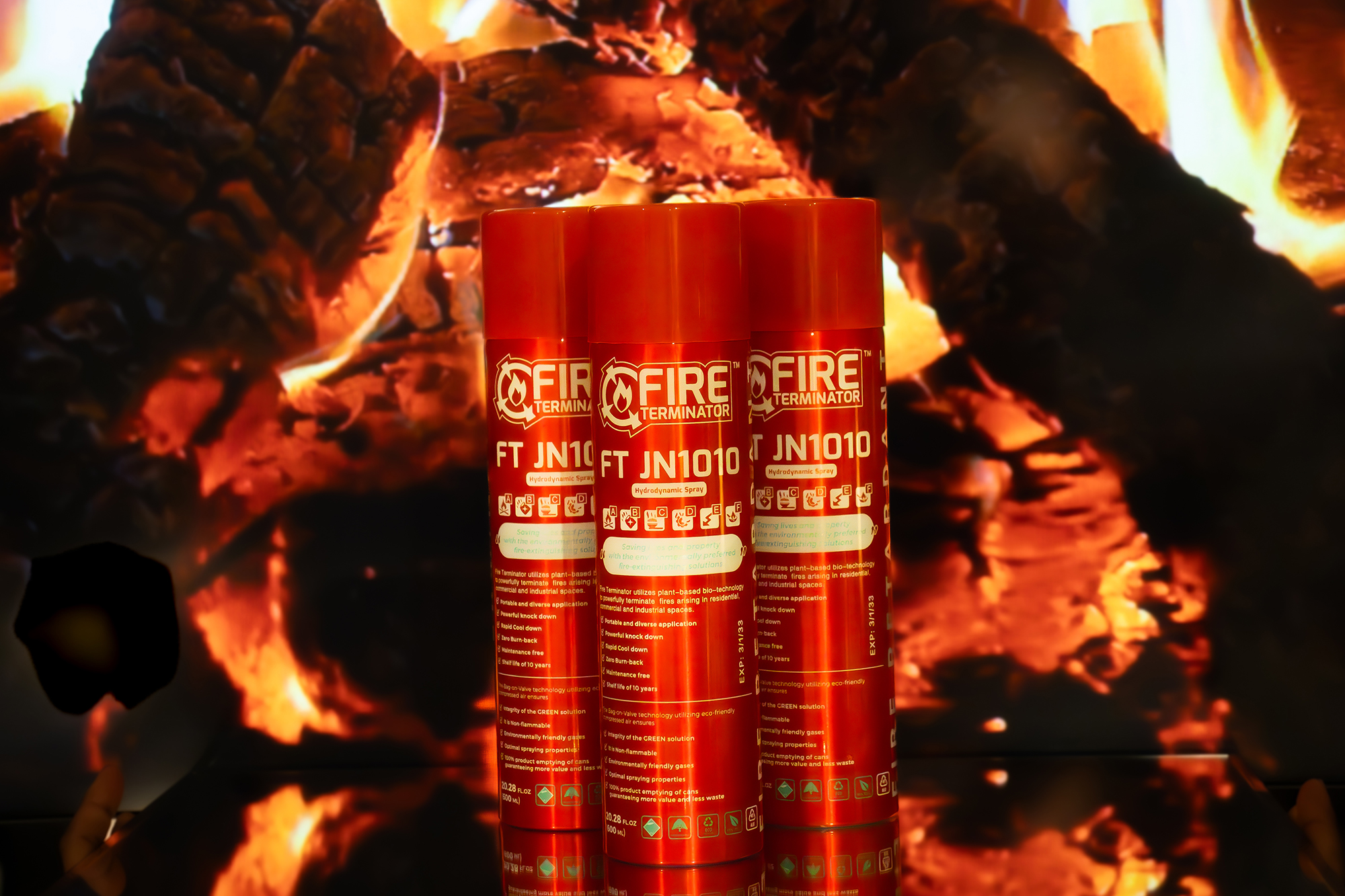 Fire Extinguisher for House Apartment Car Hydrodynamic Spray Non Toxic ...