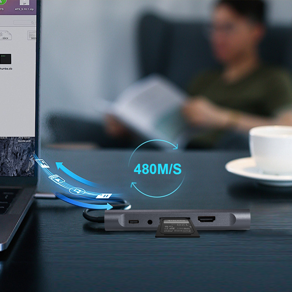 Adaptateur USB-C 11-en-1 - HDMI, USB2.0/3.0, VGA, PD et autres