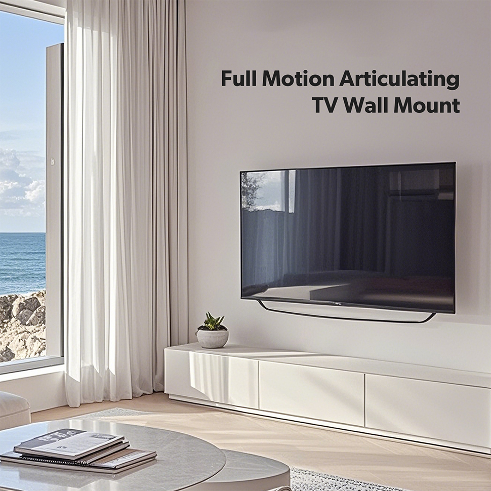 37-70" Full Motion Articulating TV Wall Mount