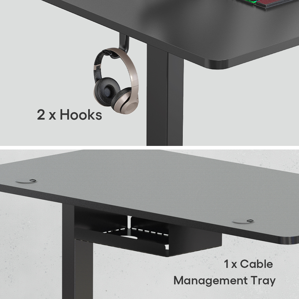 PrimeCables Electric Stand Up Desk with Memory Presets