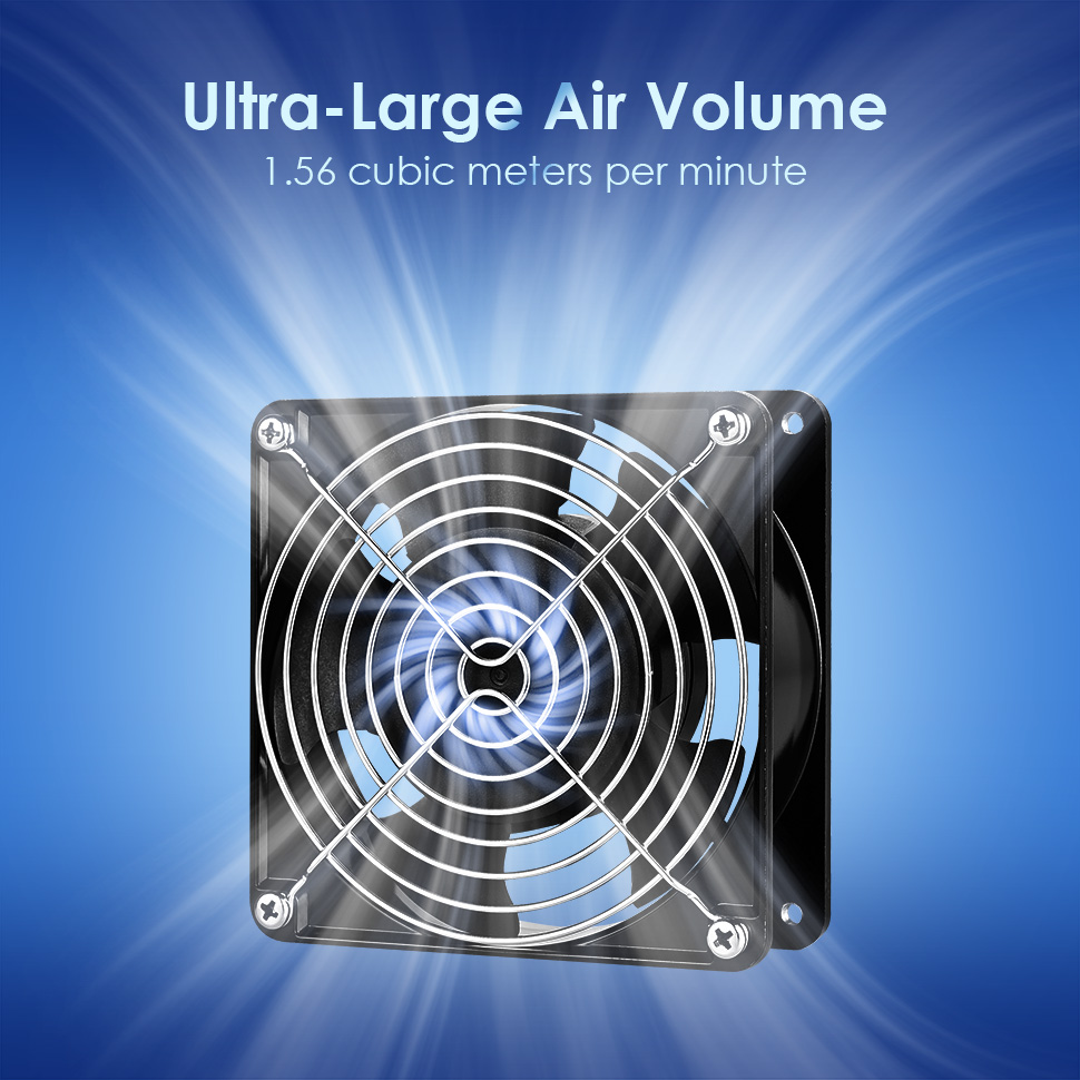 Computer Cooling Fan for DIY Cooling Ventilation Exhaust Projects ...