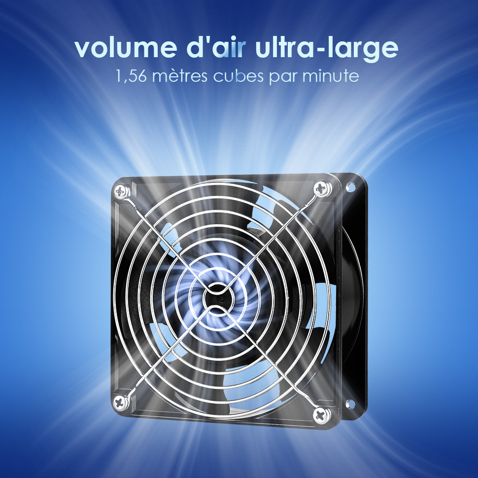 Ventilateur de refroidissement d'ordinateur pour projets de ventilation ...