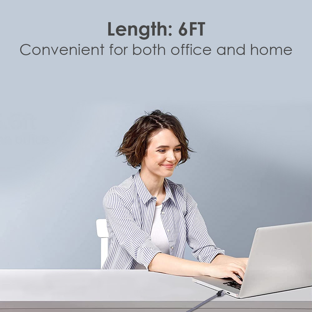 USB-C 3.0 to RJ45 CAT6 FTP Gigabit Ethernet Cable, Directly Connected ...