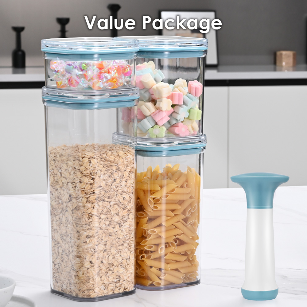 Vacuum Food Container Airtight Dry Food Storage Container Keep Food ...