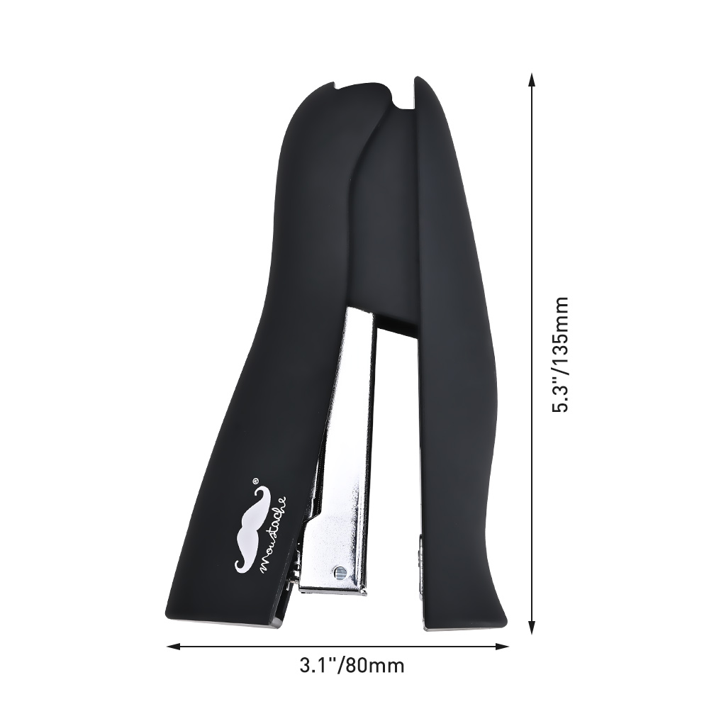 Stand-Up Stapler, Half-Strip, 20-Sheet Capacity - Moustache®