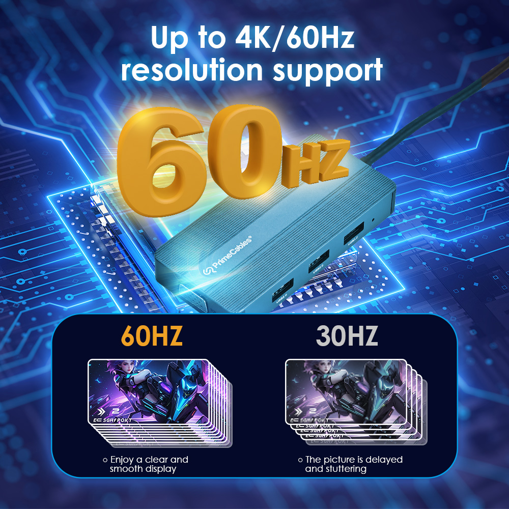 8 in 1 USB-C Adapter with 4K@60HZ HDMI, PD, 2 USB 2.0, USB 3.0, VGA, SD ...