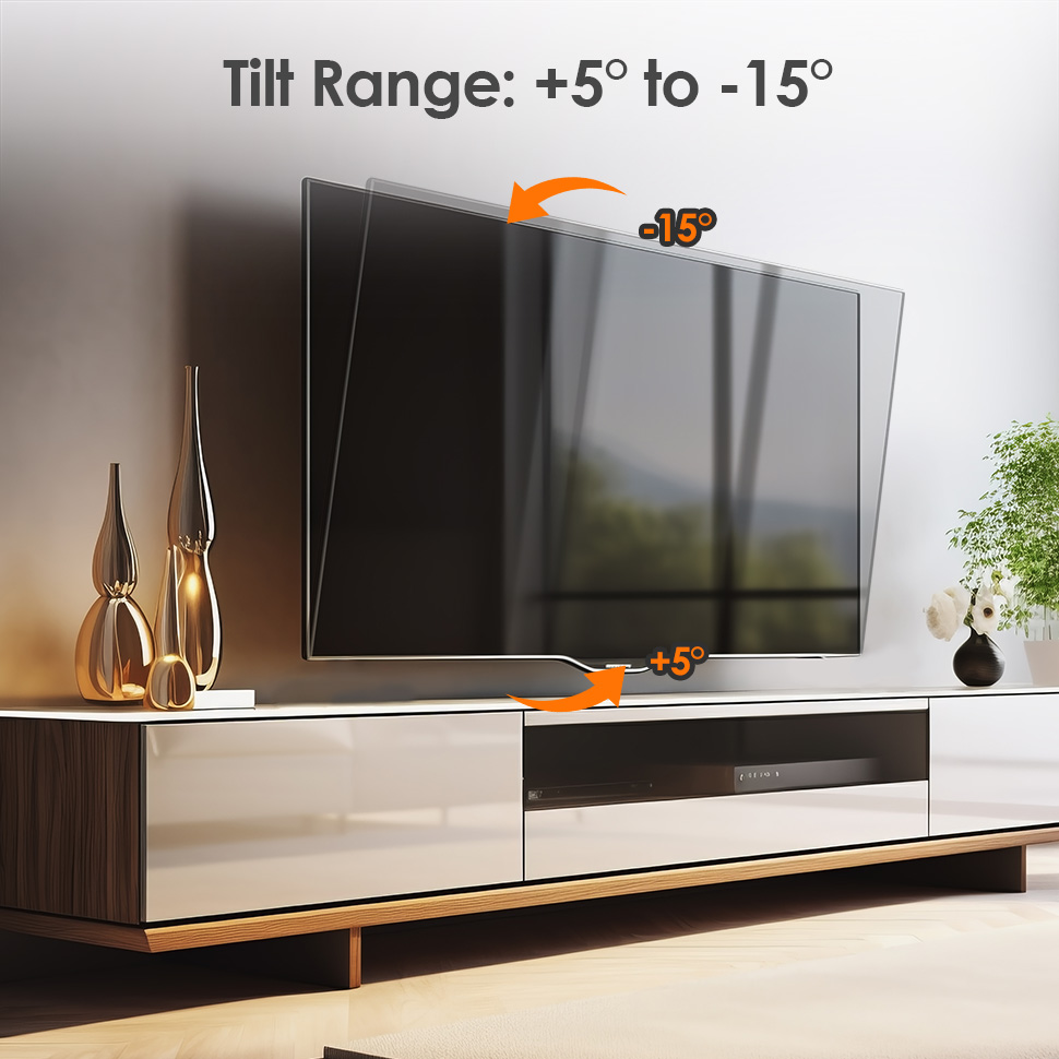 Full Motion TV Wall Mount for 50-105 inch TVs up to 165lbs - PrimeCables®