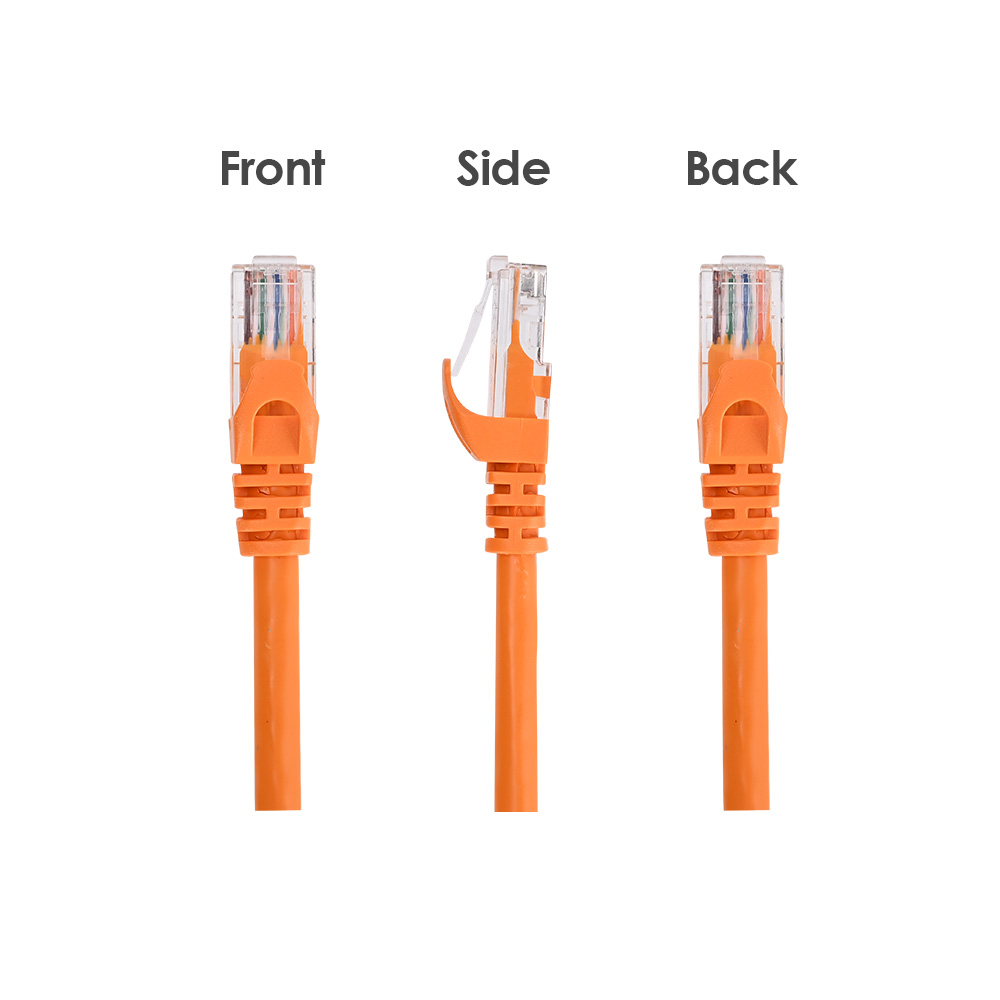 High-Speed Cat6 550MHz Ethernet Cable - Gold-plated RJ45 Connectors ...