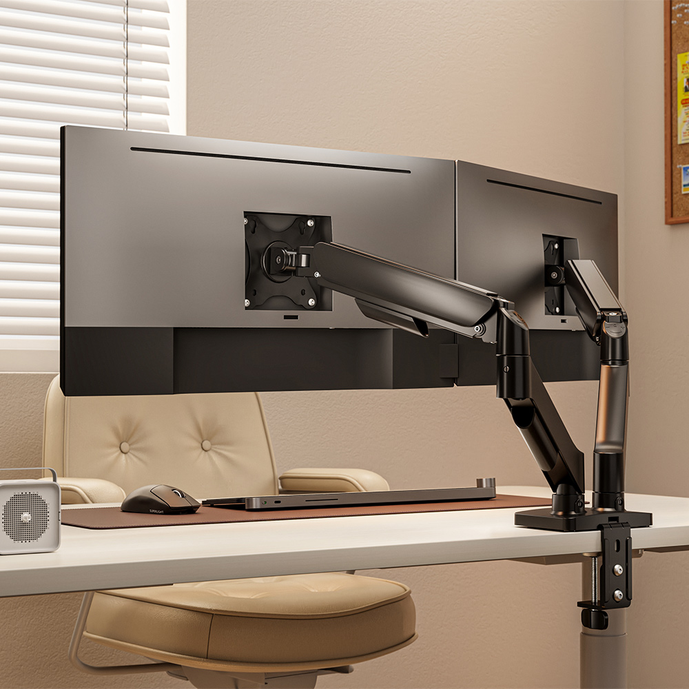 Dual Monitor Arm for 17-32 Inch Screens - PrimeCables