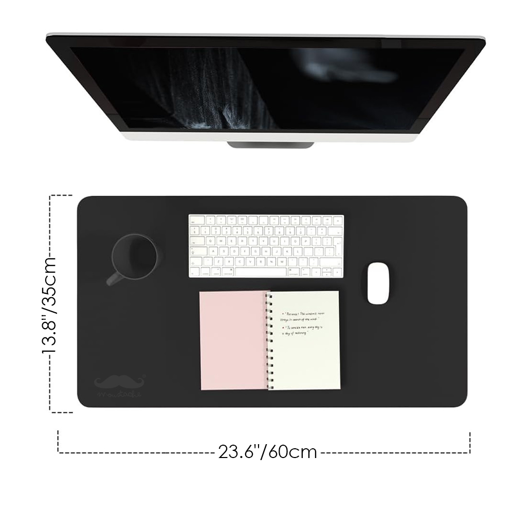 Non-Slip Desk Pad,Mouse Pad,Waterproof PVC Leather Desk Table Protector ...